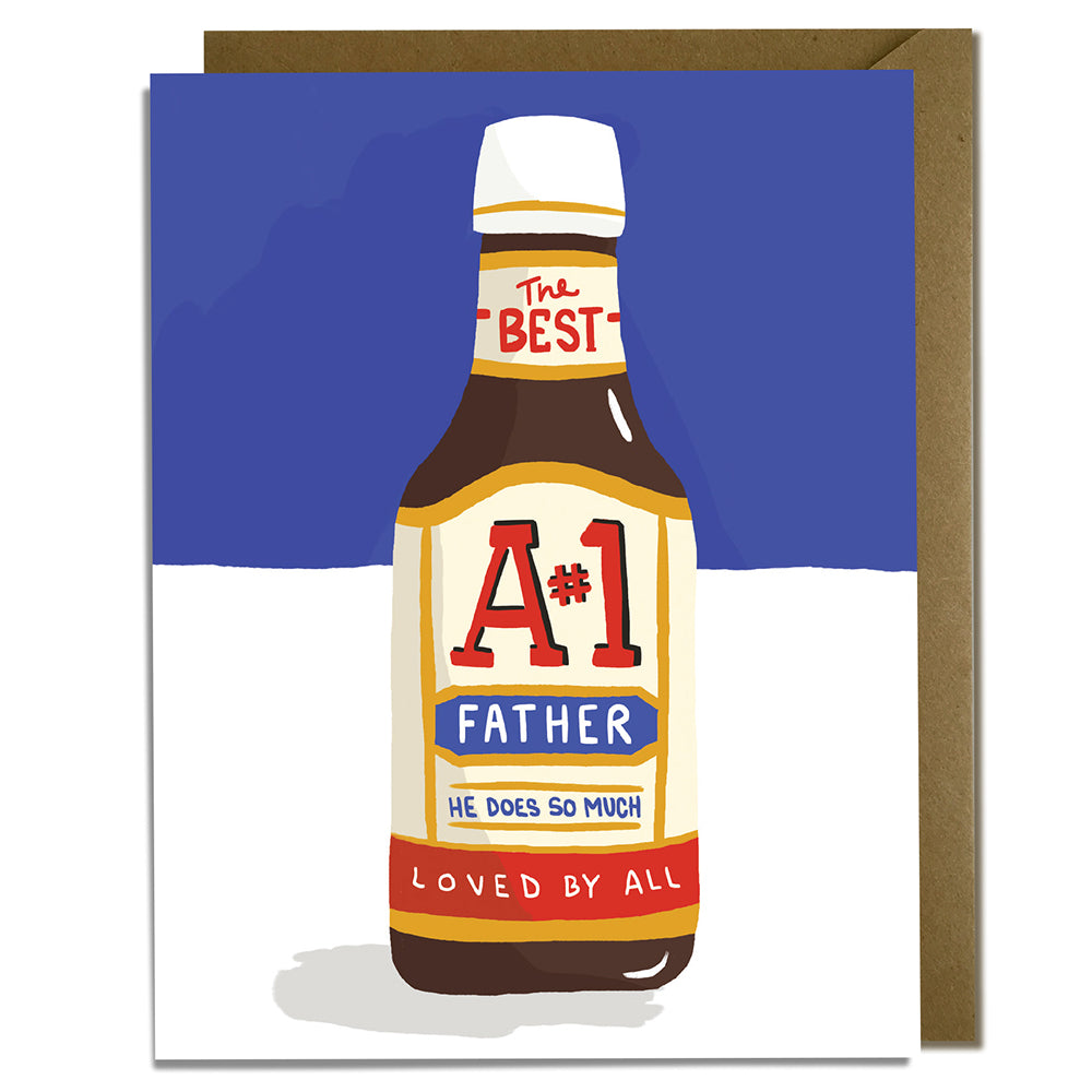 A Number 1 Father's Day Card – Kat French Design