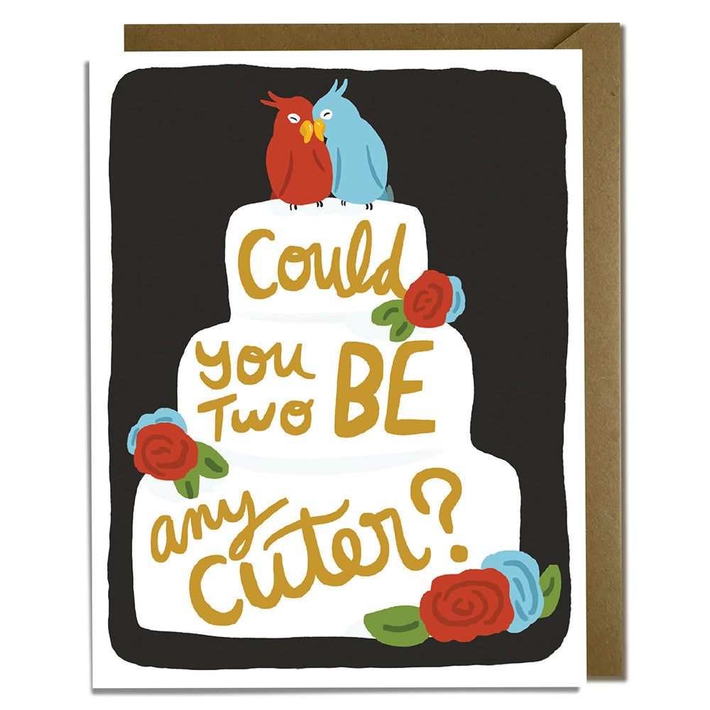 Cuter Couple Wedding Card – Kat French Design