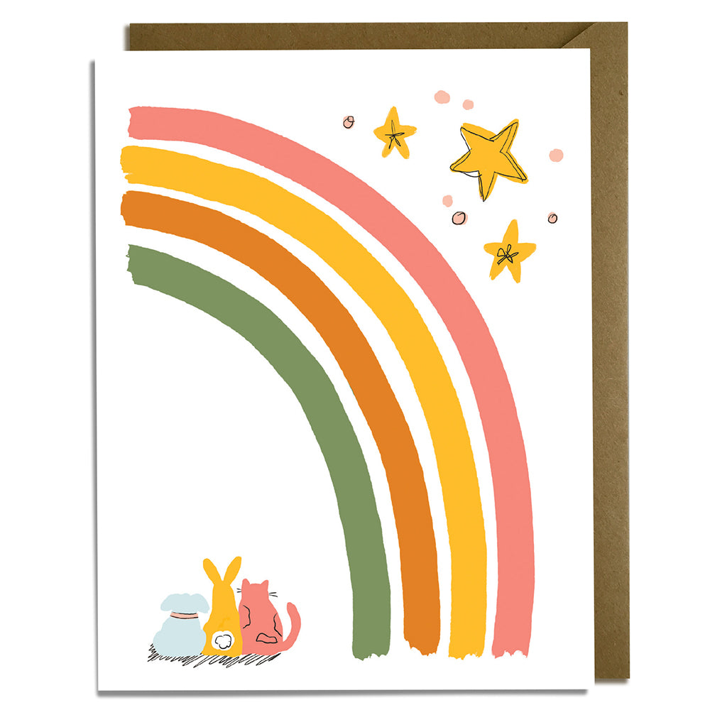 Blank Rainbow Friendship Card – Kat French Design