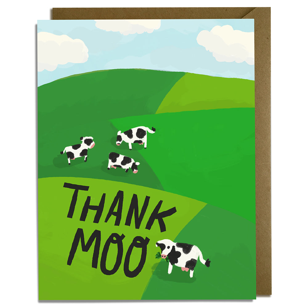 Thank Moo - Thank You Card – Kat French Design